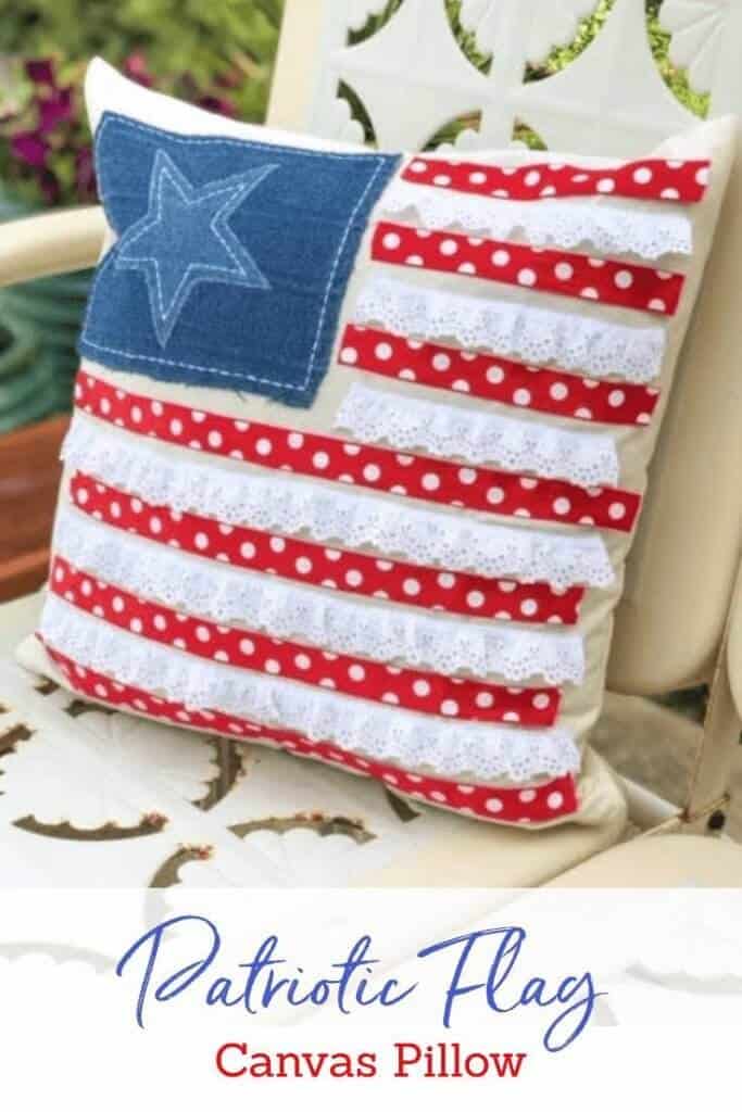 Patriotic Front Door Decor: Easy DIY Paper Bag Flag