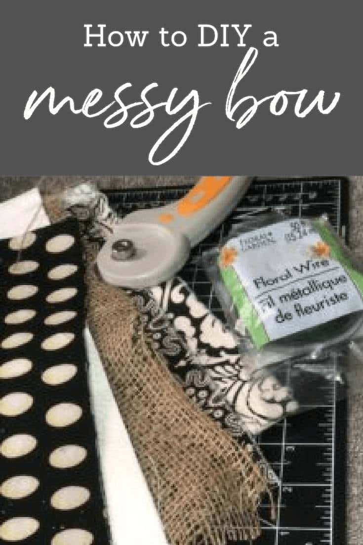 DIY Messy Bow Tutorial (Easy Bow Making) - Southern Crush at Home