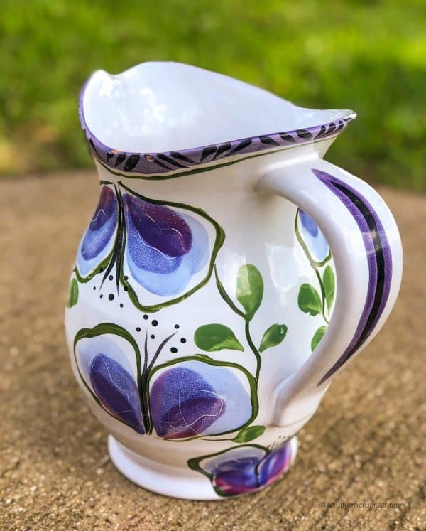 Easy Thrift Store Pitcher Makeover - Southern Crush at Home