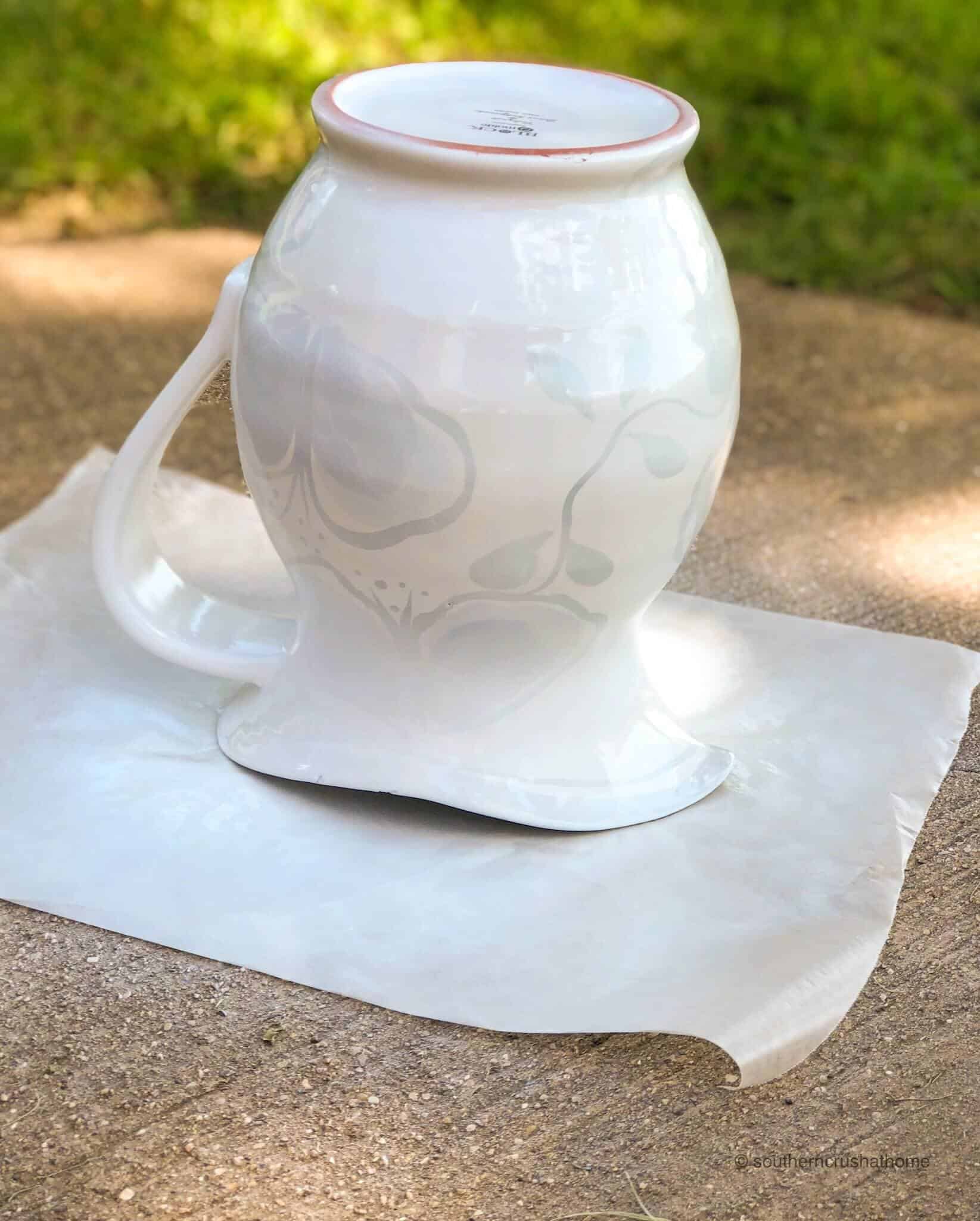 Easy Thrift Store Pitcher Makeover - Southern Crush at Home