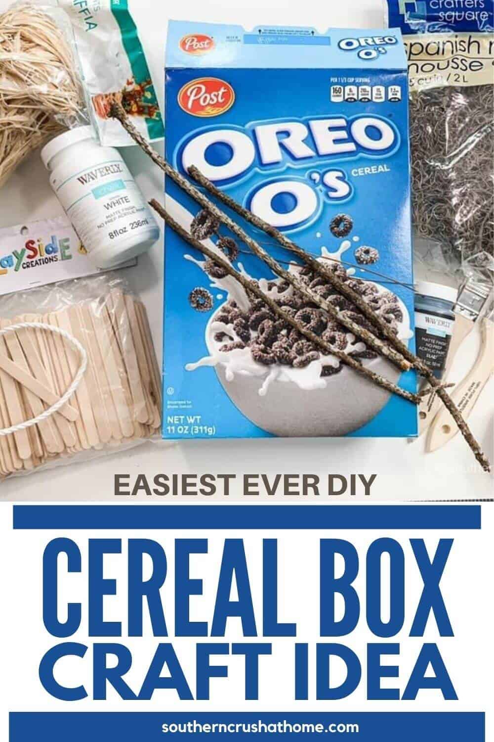 Easy Cereal Box Birdhouse DIY - Southern Crush at Home
