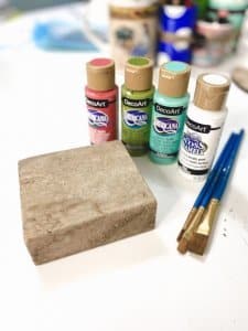 DIY Painted Wood Block - Southern Crush at Home