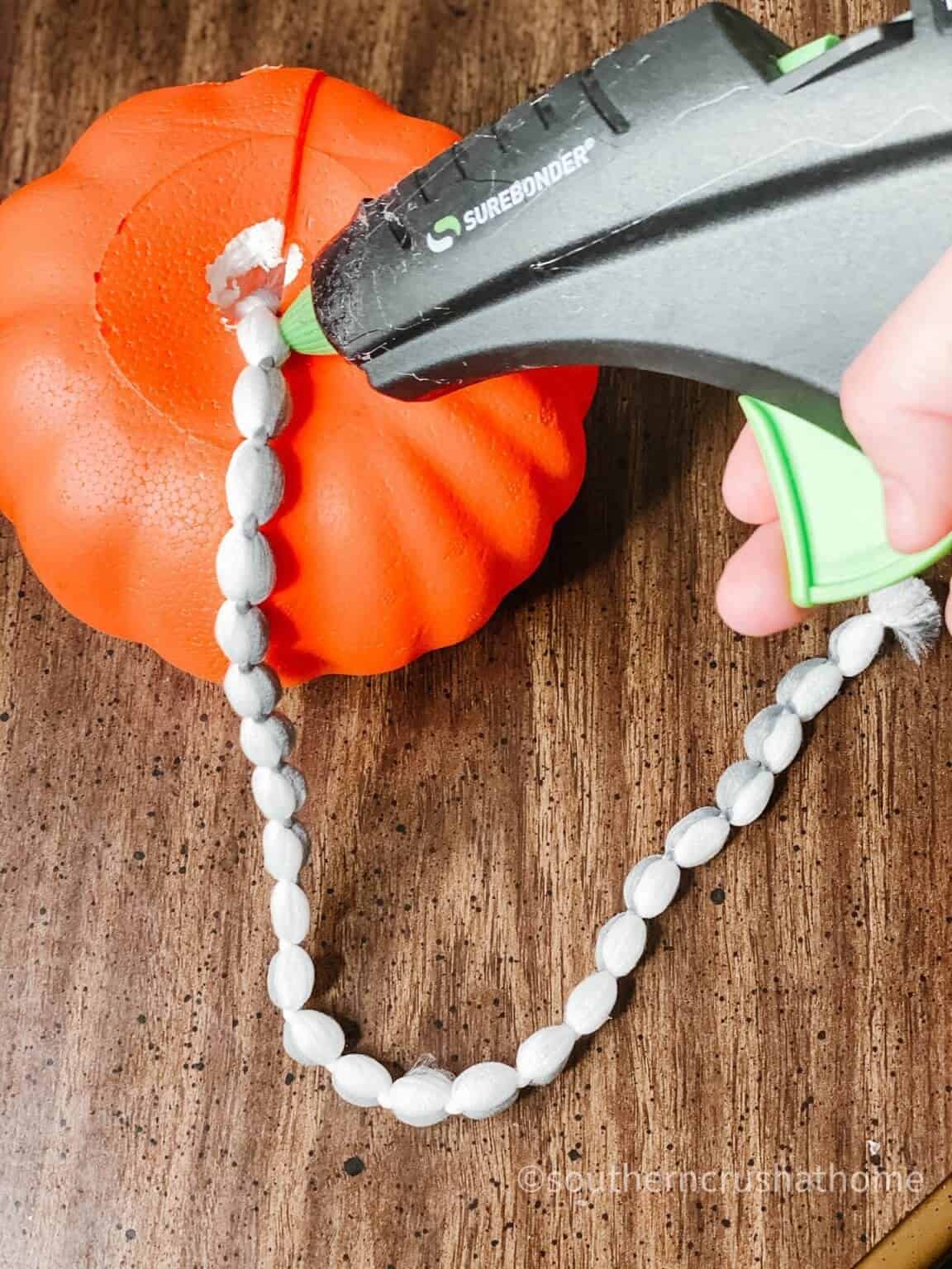 Dollar Tree Braided Pumpkin DIY - Southern Crush at Home