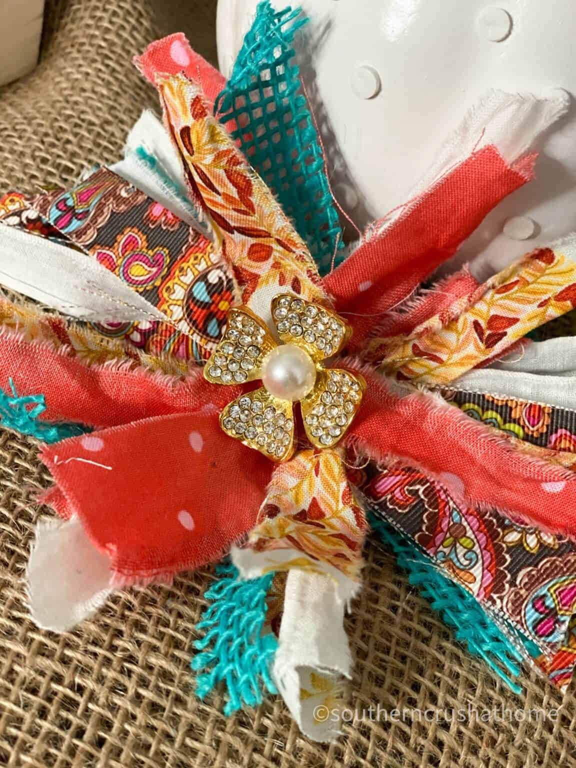 DIY Messy Bow Tutorial (Easy Bow Making) - Southern Crush at Home