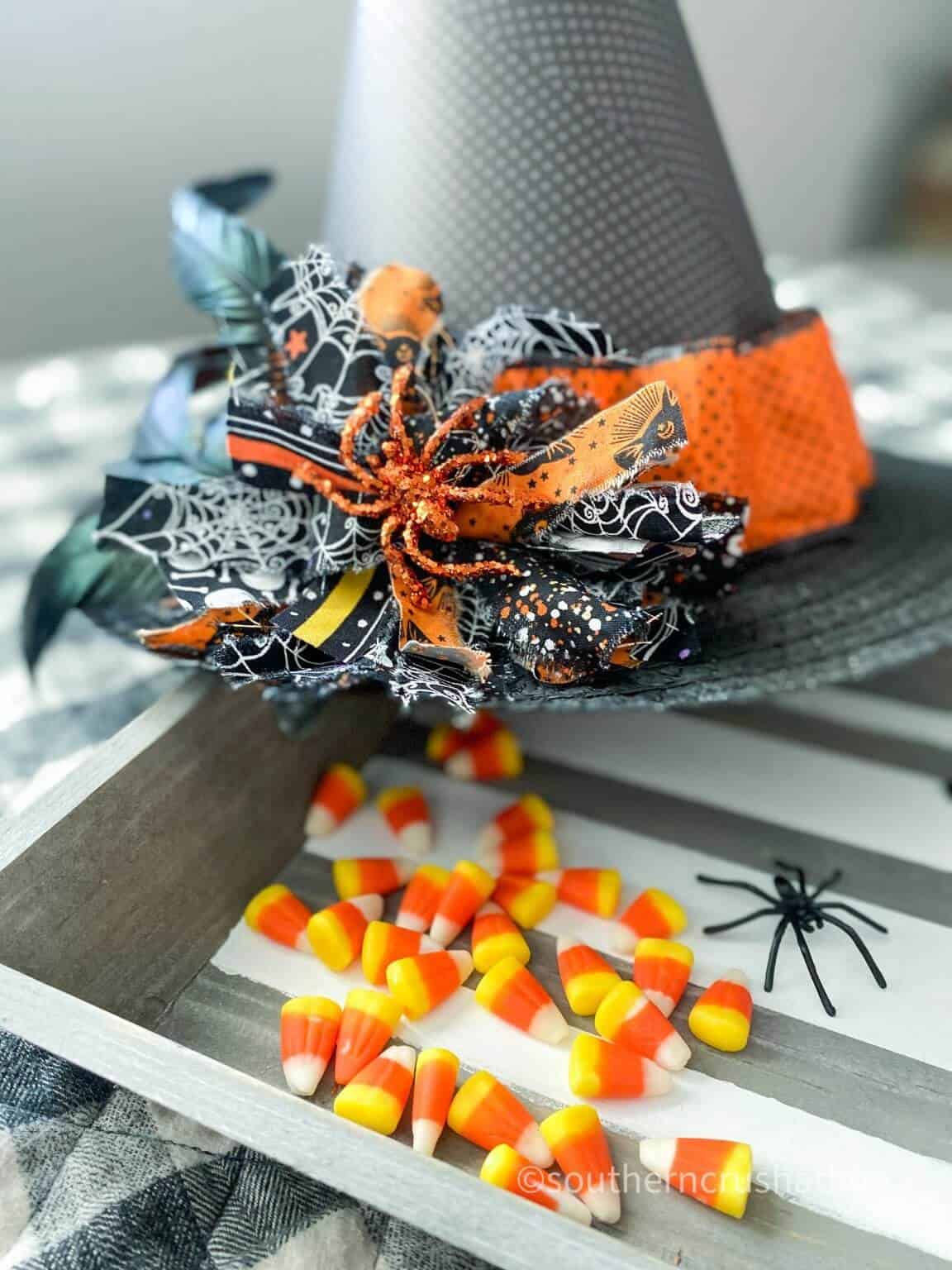 Halloween Witch Hat DIY Tutorial - Southern Crush at Home