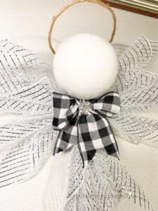 How to Make a Deco Mesh Christmas Angel Craft