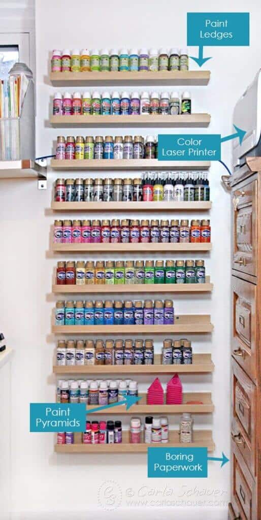 21 Craft Organization Ideas on a Budget - Southern Crush at Home