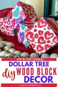 How to Make DIY Wood Block Decor - Southern Crush at Home