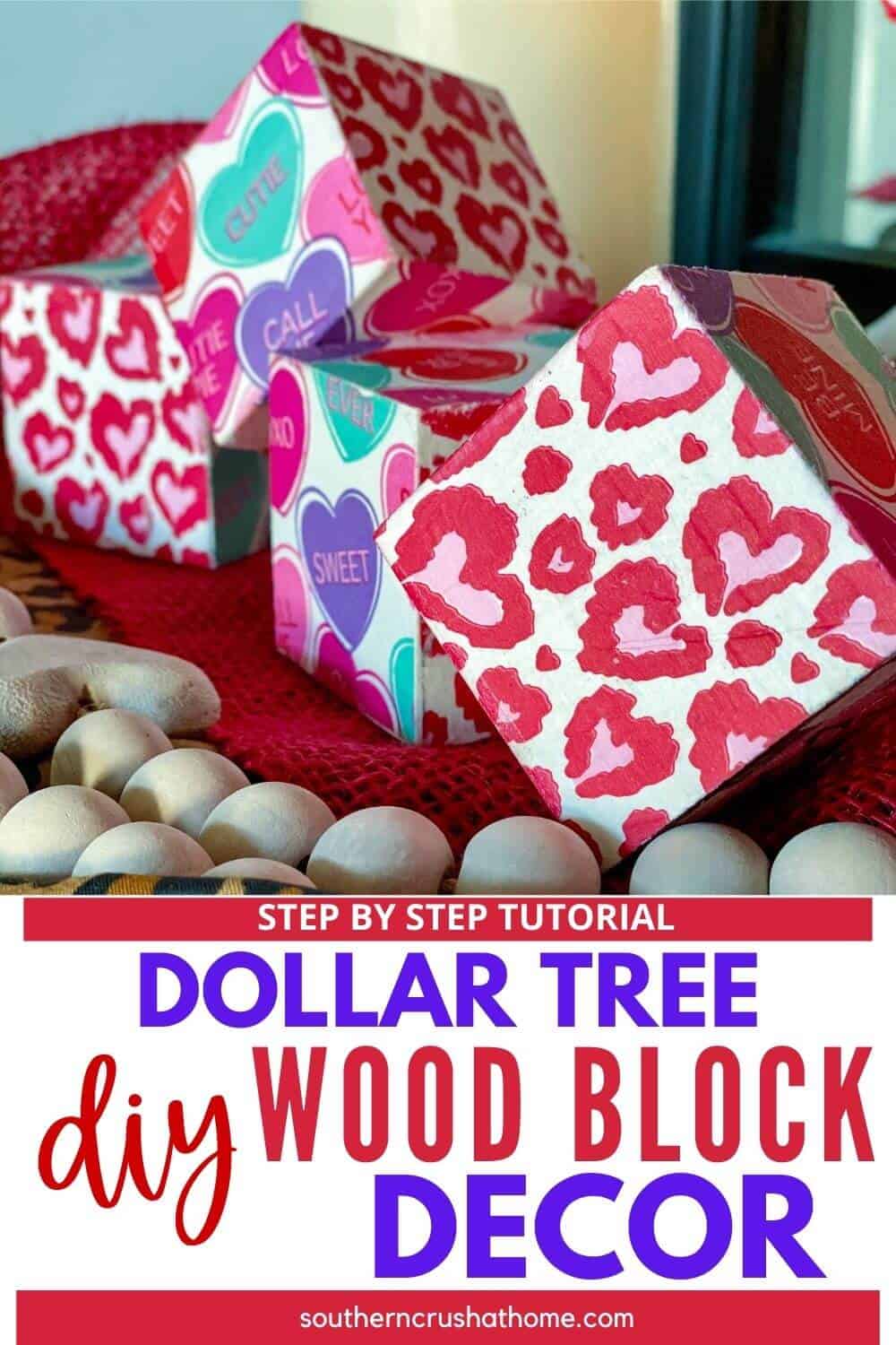 How to Make DIY Wood Block Decor - Southern Crush at Home