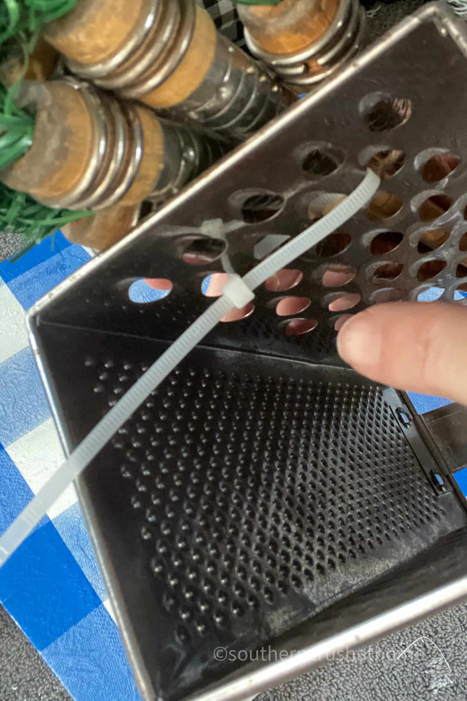 Repurposed Vintage Cheese Grater Wall Decor - Southern Crush at Home