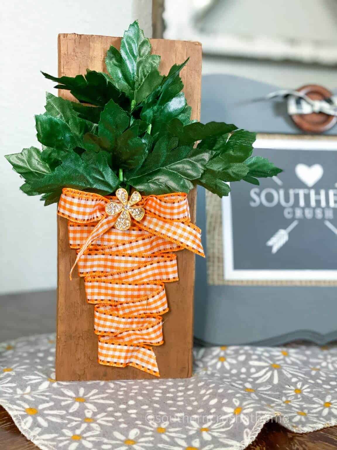 How To Make An Easy Ribbon Craft DIY - Southern Crush at Home