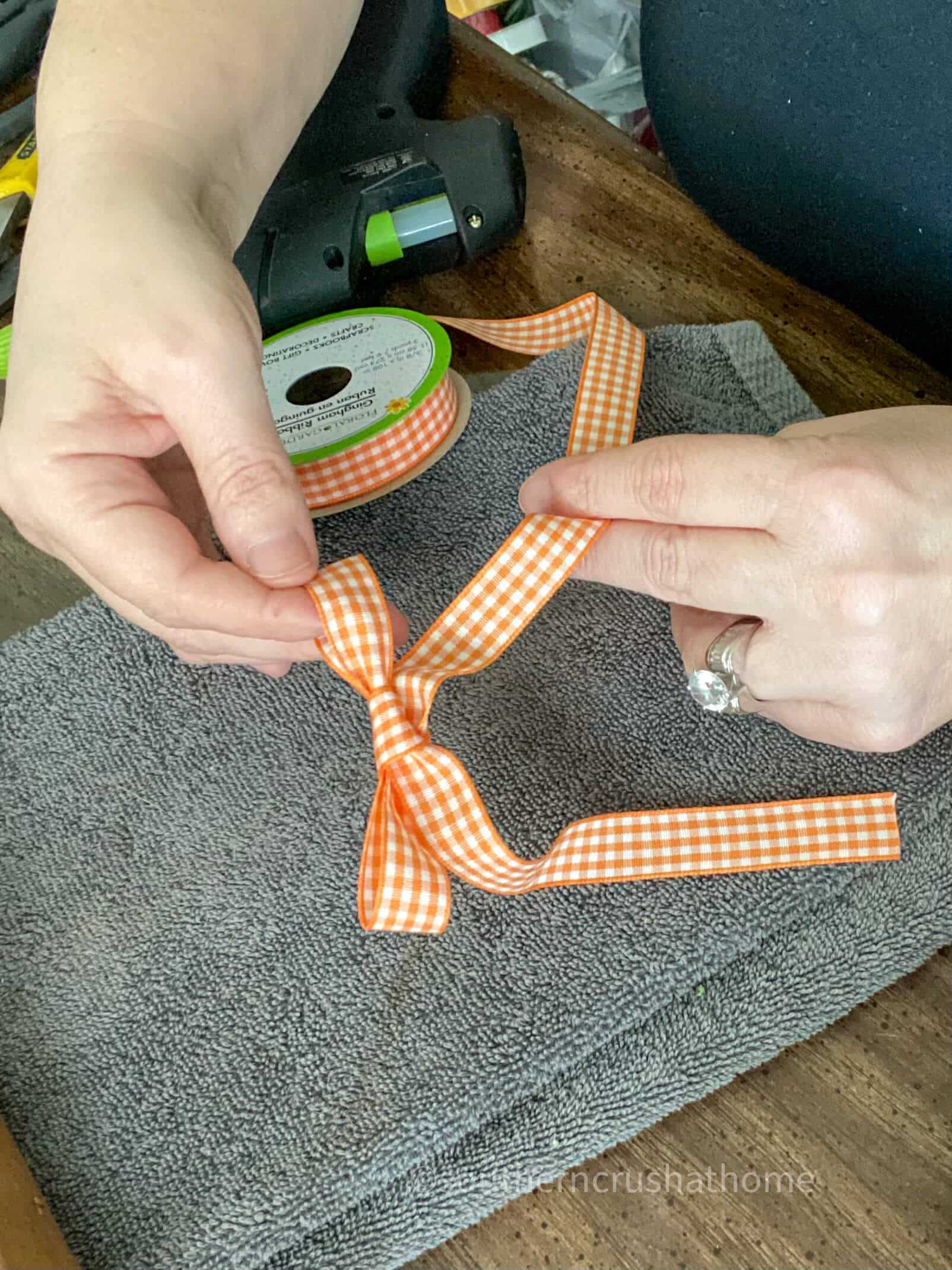 How To Make An Easy Ribbon Craft DIY - Southern Crush at Home