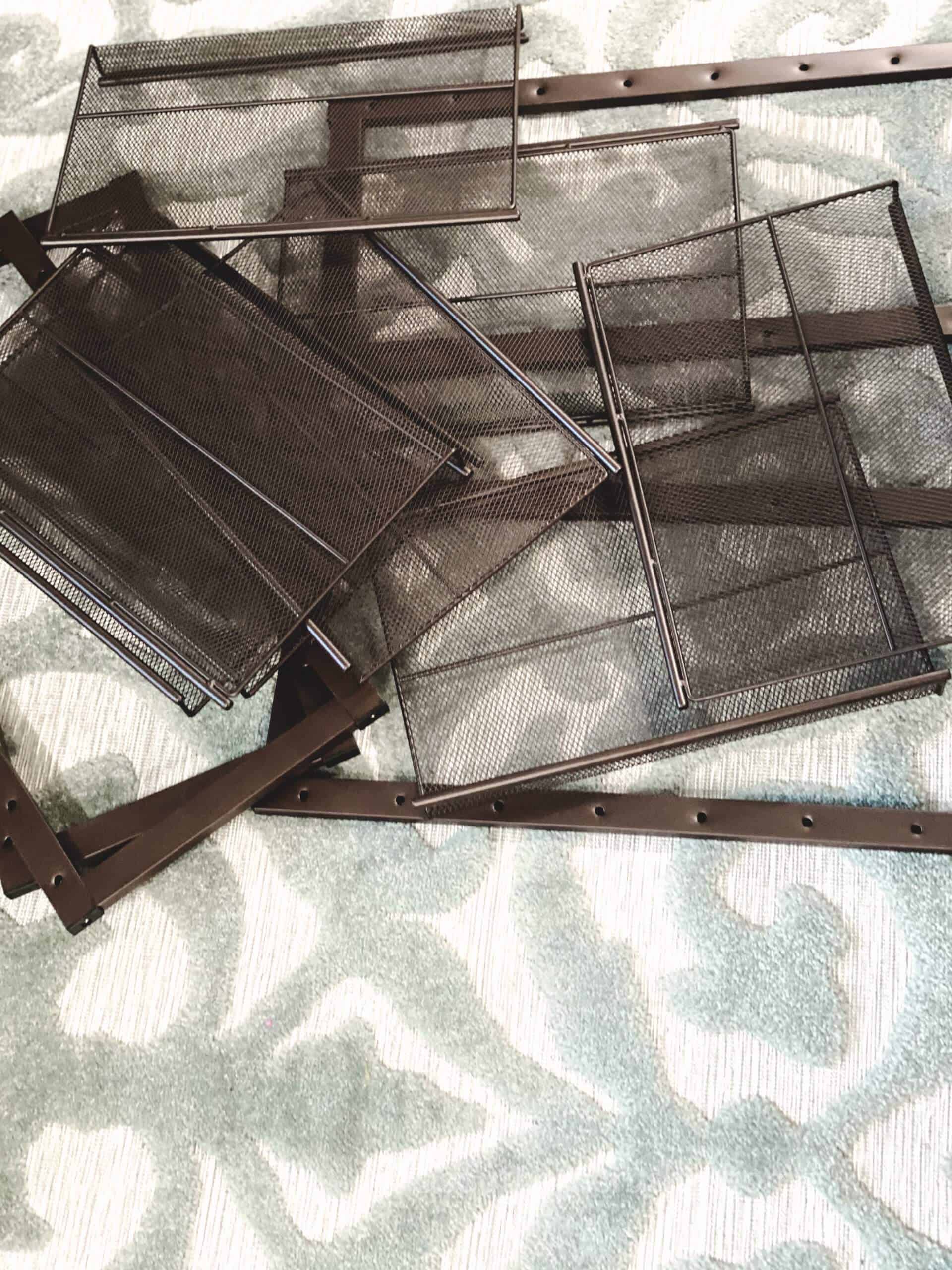 DIY Ribbon Storage Rack Idea - Southern Crush at Home