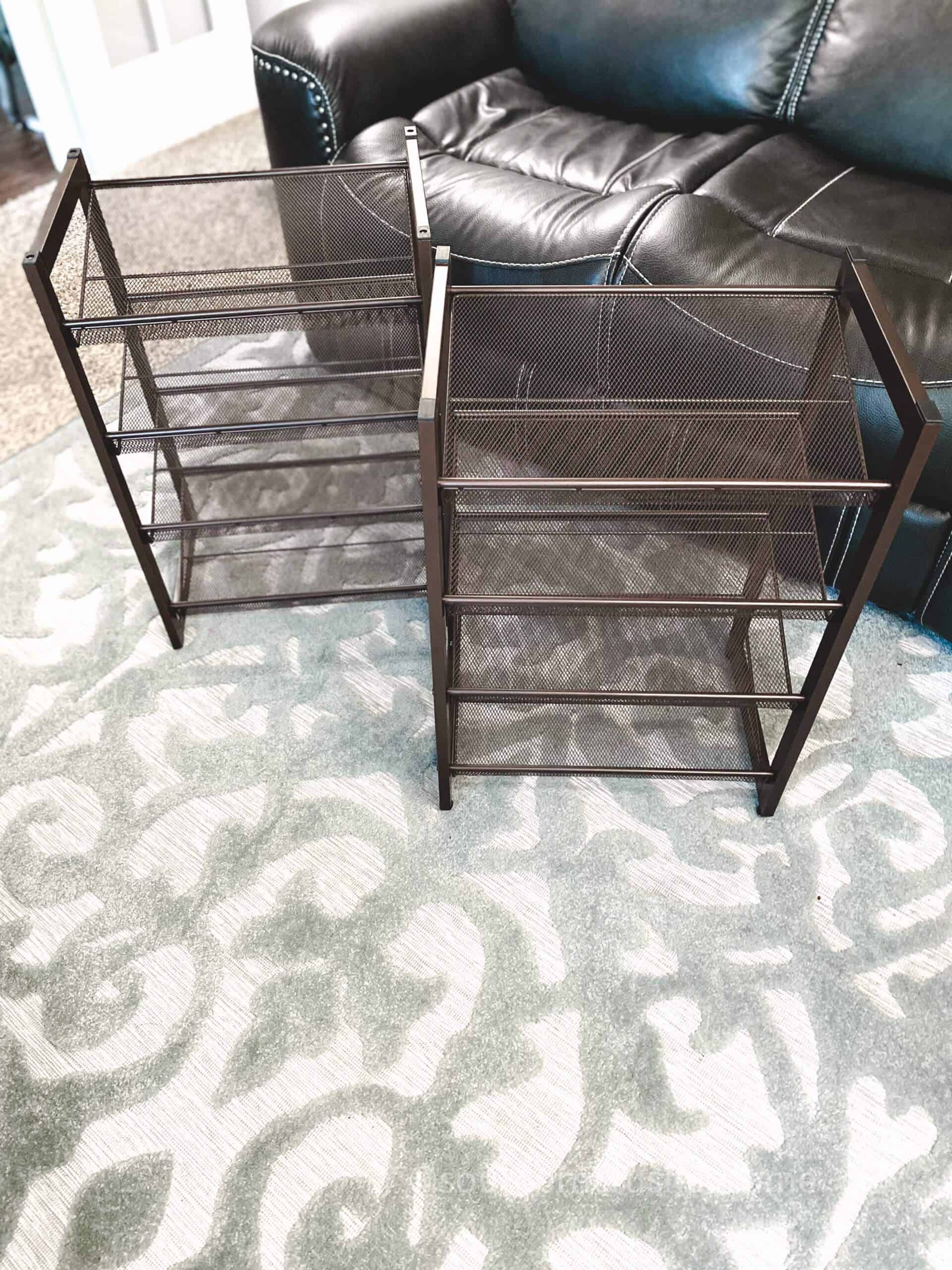 DIY Ribbon Storage Rack Idea - Southern Crush at Home