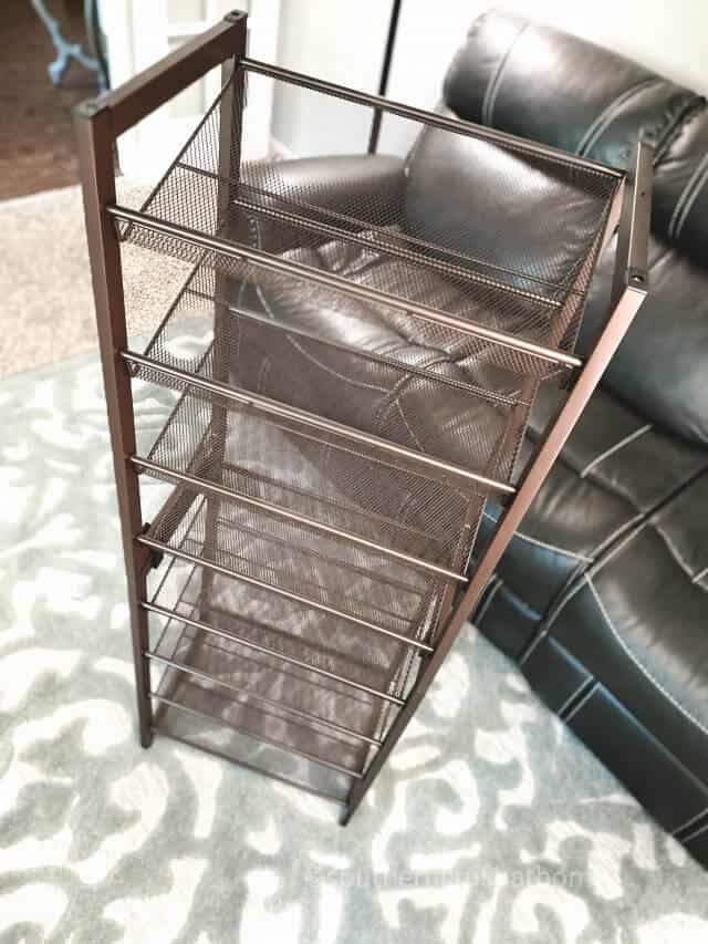 DIY Ribbon Storage Rack Idea - Southern Crush at Home