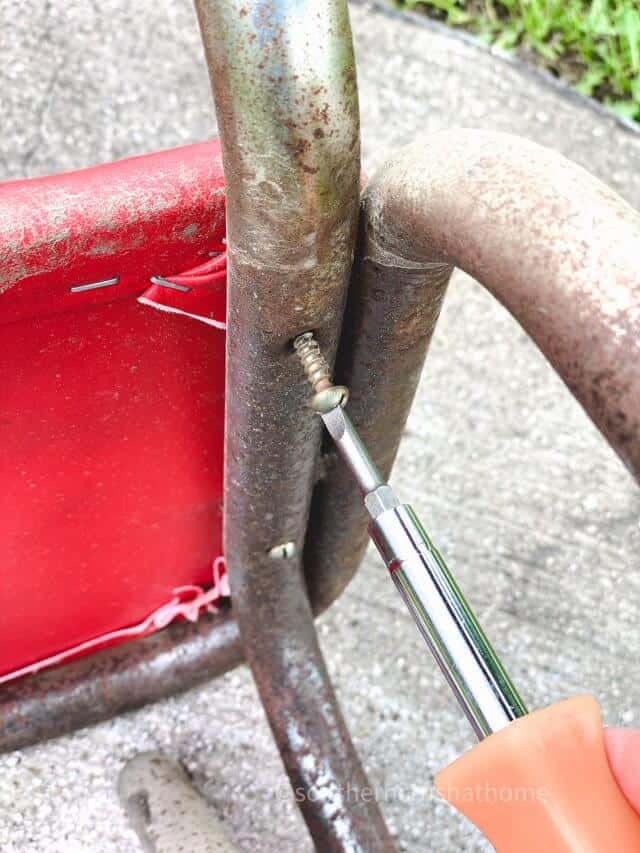 How to Restore a Vintage Step Stool - Southern Crush at Home