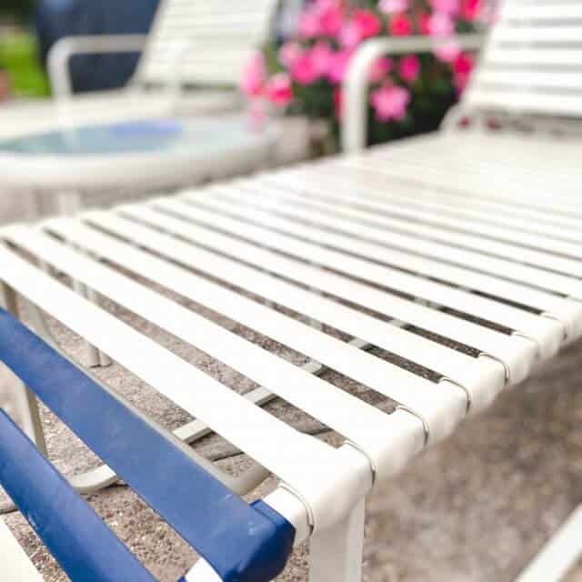 How to Repair Outdoor Patio Lounge Furniture - Southern Crush at Home