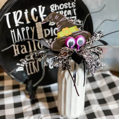 Dollar Tree Whisk Spider (featuring a Spider Messy Bow)