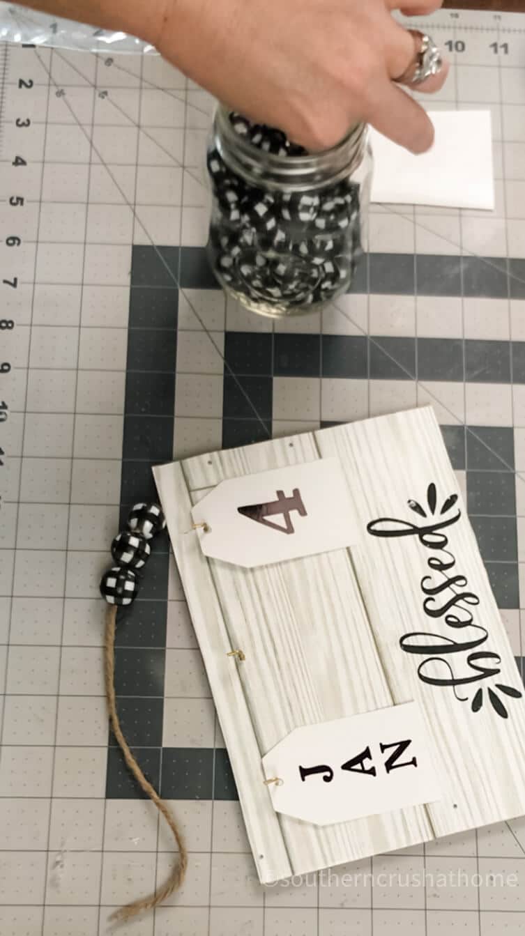 How to Make a $2 Dollar Tree Farmhouse Calendar