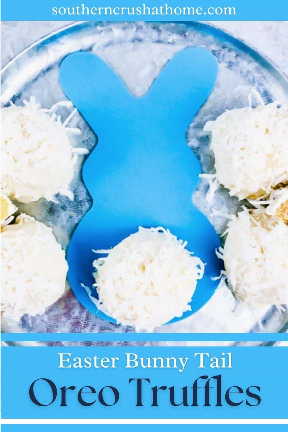 Easy Oreo Truffle Bunny Tails for Easter - Southern Crush at Home