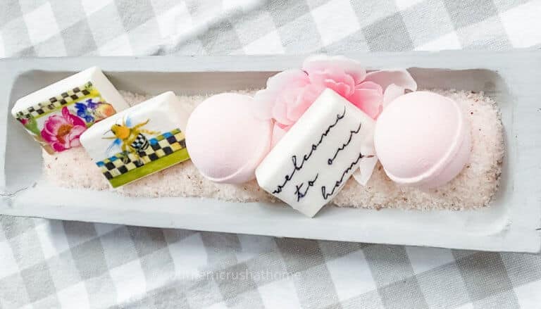 Easy Soap Decoration | How to Decoupage Soap Bars