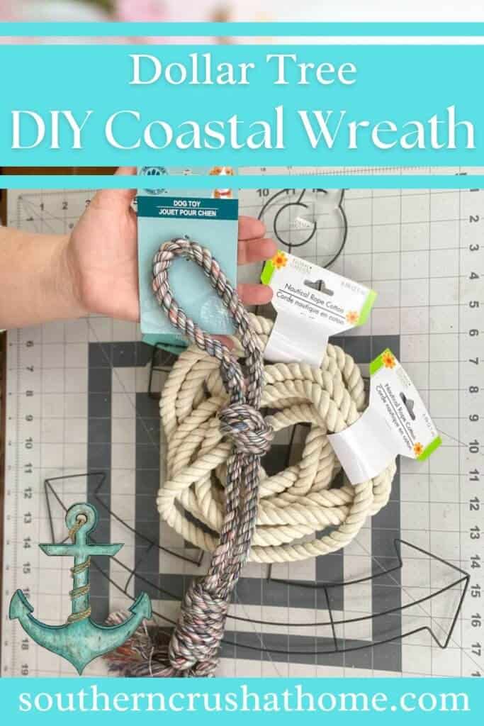 How to Make a Coastal Wreath (using Dollar Tree Wreath Form)
