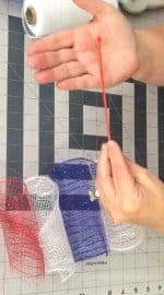 How to Make an Easy Bow (using Mesh Ribbon) - Southern Crush at Home