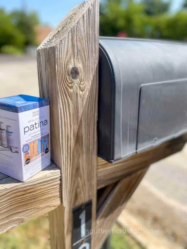 How to Patina a Plastic Mailbox (using Metal Effects Patina Kit)