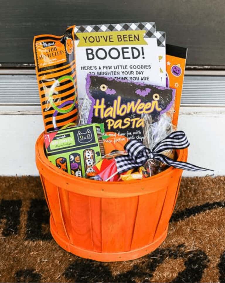 27 Fun Spooky Boo Basket Ideas - Southern Crush at Home