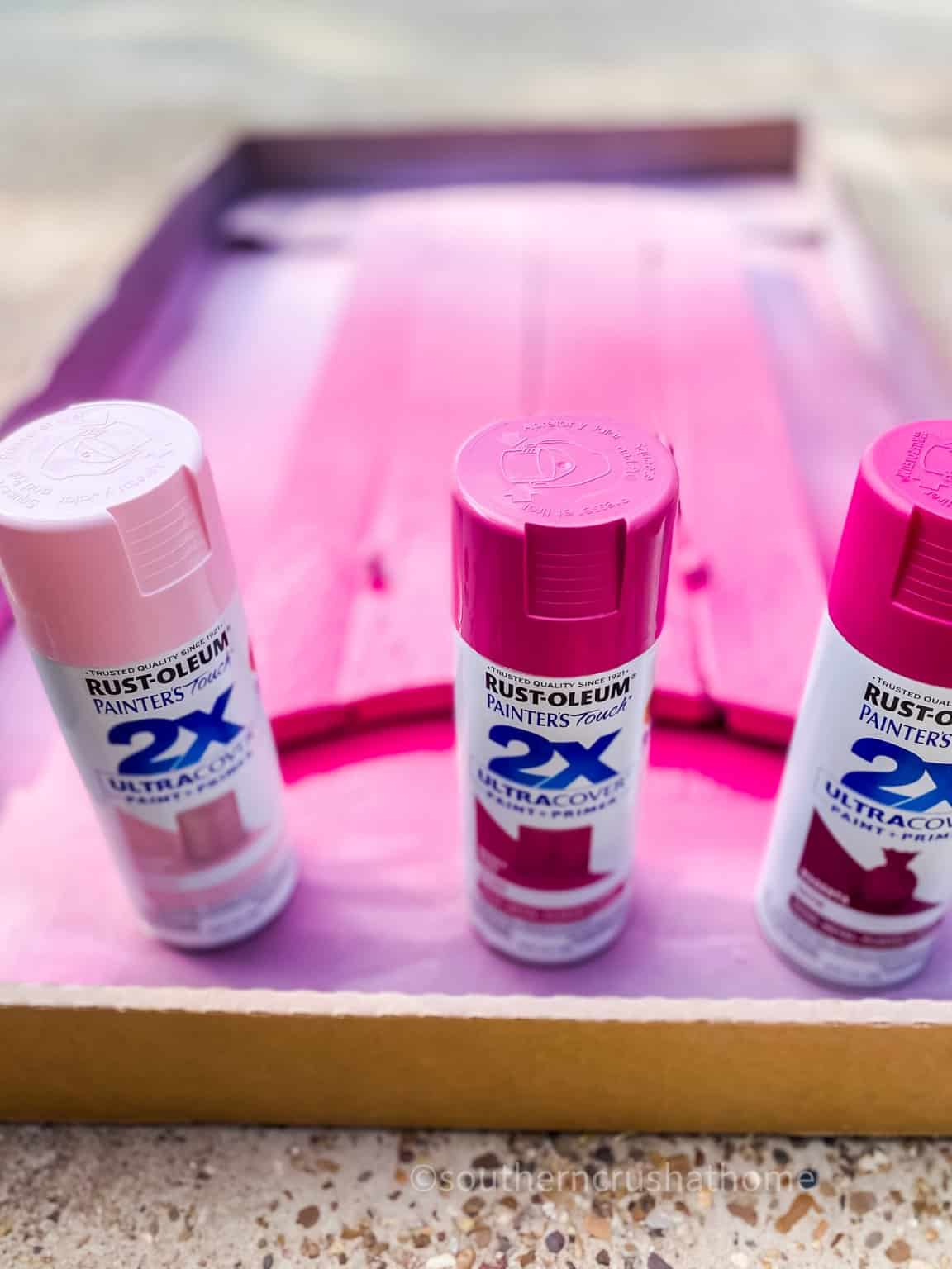 Front Porch Decor: How to Make a Pink Vintage Sled