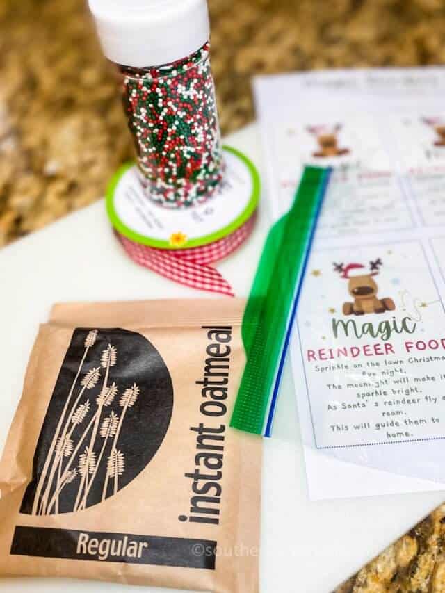 Easy Magic Reindeer Food Recipe + Reindeer Food Printables