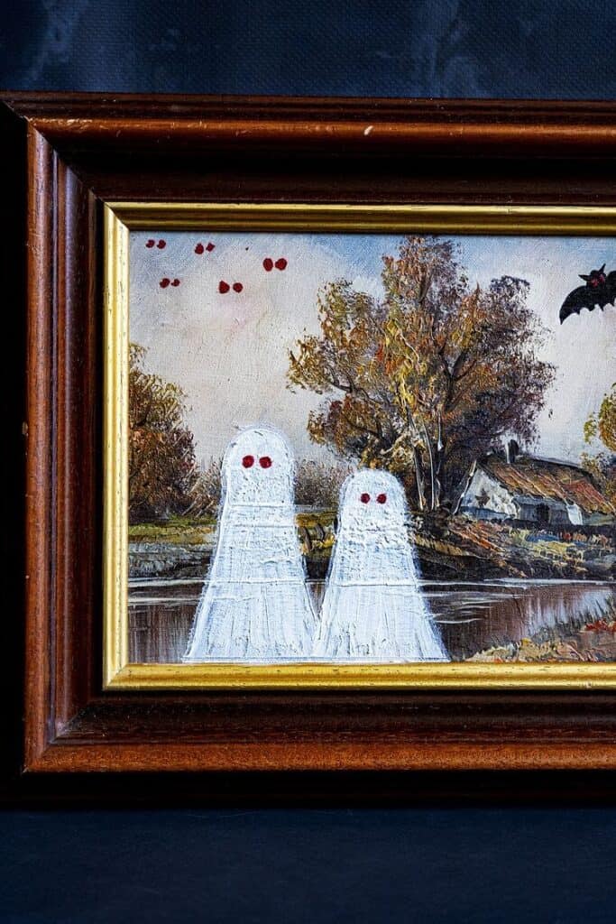 TikTok Viral Thrifted Ghost Painting Trend: Easy Painting Ideas