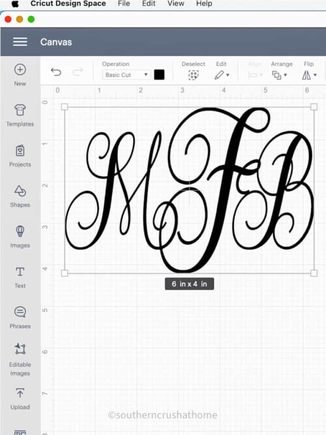 How to Make Monogram Initials For Your Home Decor using Cricut Joy