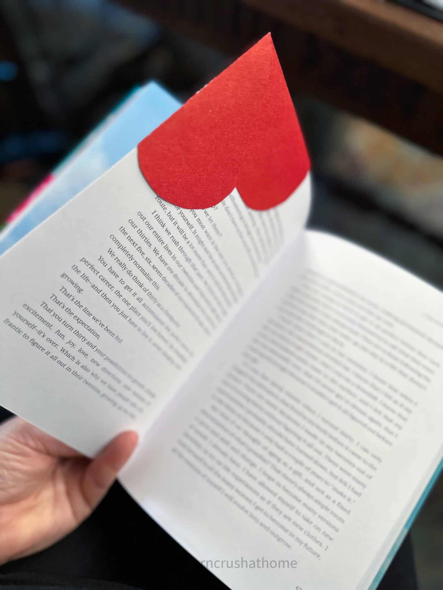 How to Make a Paper Heart Bookmark for Valentine's Day - Southern Crush ...