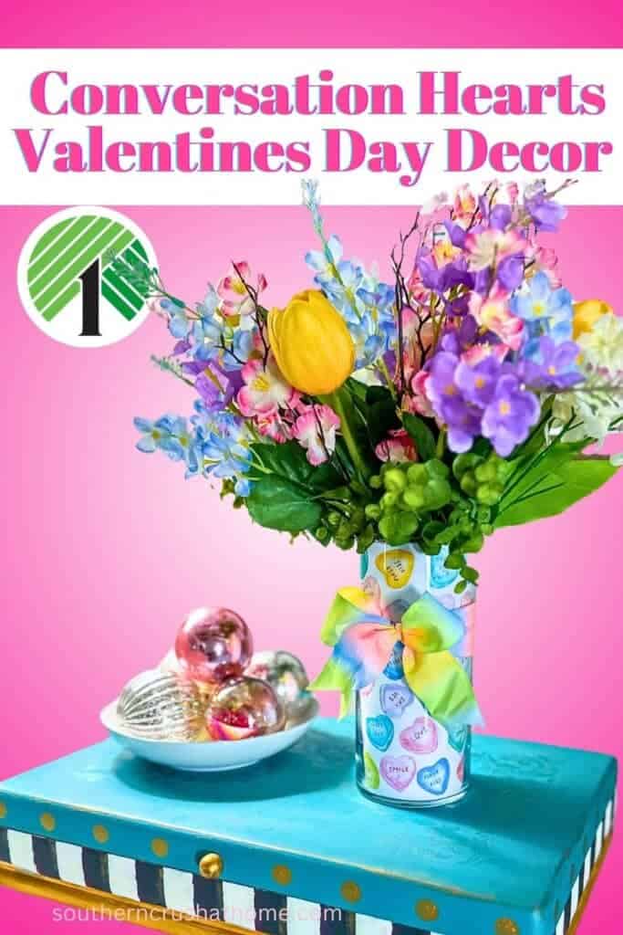 Easy Printable Conversation Hearts Valentines Day Decor - Southern ...