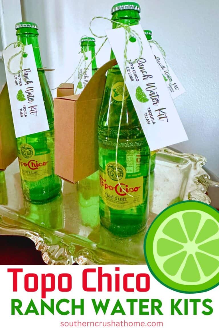 Topo Chico Ranch Water Recipe Kits with Tags - Southern Crush at Home