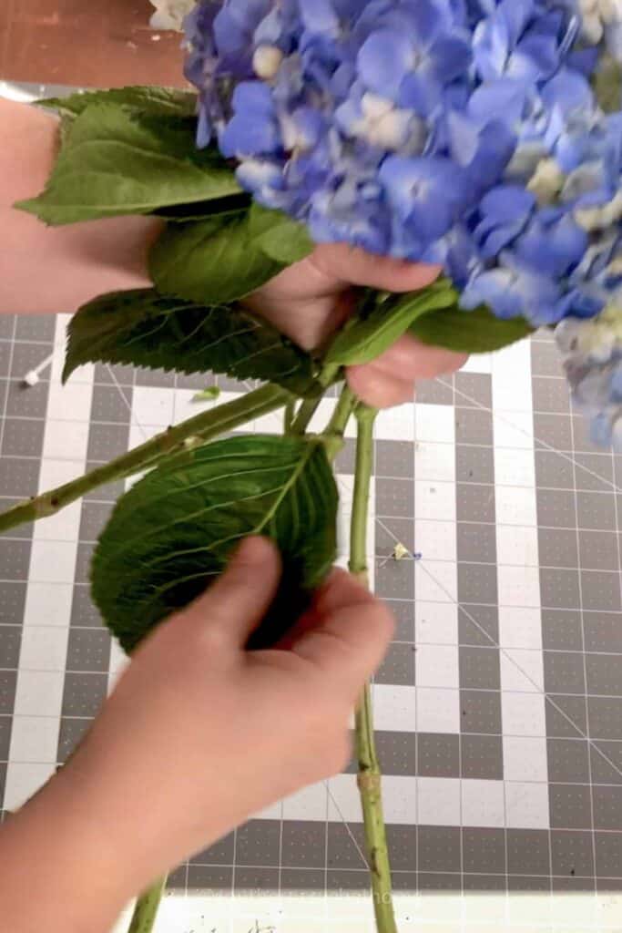 DIY Hydrangea Wedding Bouquet (Under $37) - Southern Crush at Home