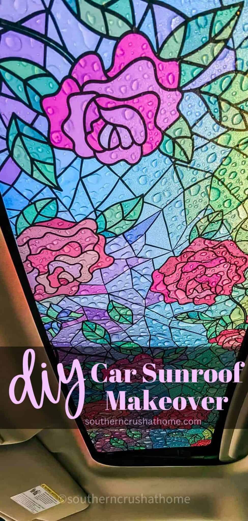 DIY Sunroof Makeover: Transform Your Car with Stained Glass Window Film ...