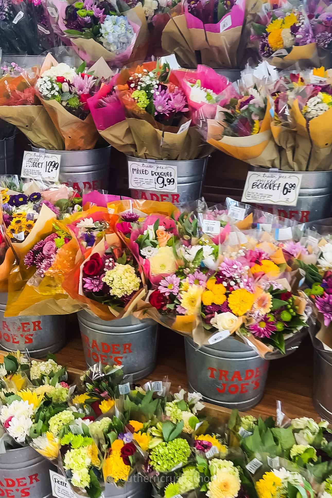 Easy Flower Arrangement with Trader Joe's Peonies - Southern Crush at Home