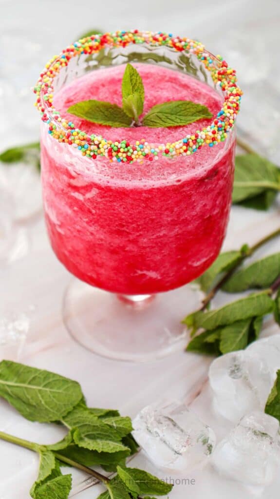 How to Make a Slushie with Watermelon - Southern Crush at Home