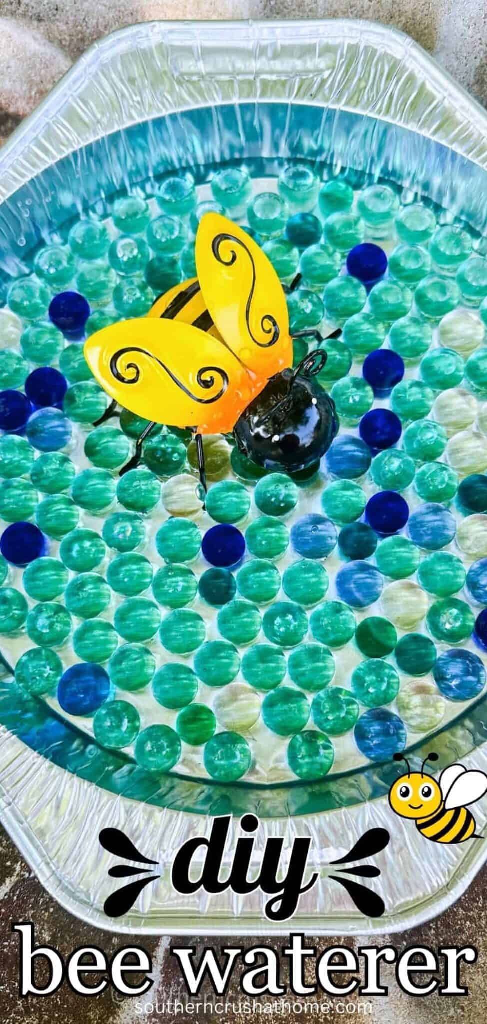 Easy Dollar Tree Bee Watering Station - Southern Crush at Home