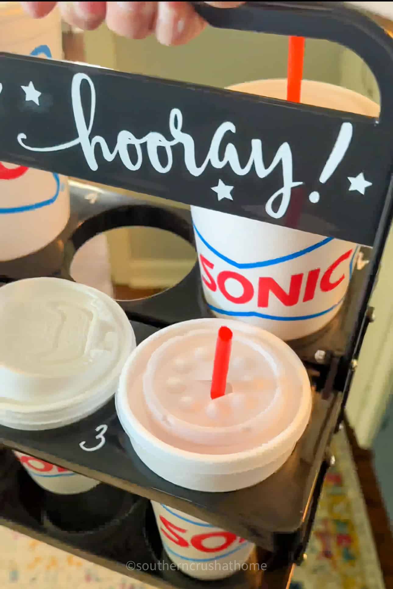 DIY Drink Carrier: Sip, Sip Hooray! - Southern Crush at Home