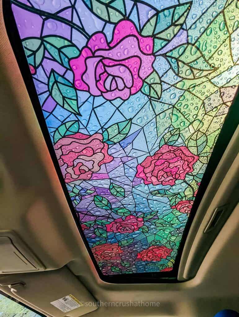 DIY Sunroof Makeover: Transform Your Car with Stained Glass Window Film ...