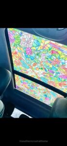 DIY Sunroof Makeover: Transform Your Car with Stained Glass Window Film ...