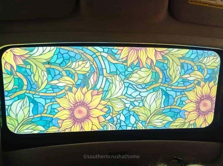 DIY Sunroof Makeover: Transform Your Car with Stained Glass Window Film ...