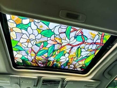 DIY Sunroof Makeover: Transform Your Car with Stained Glass Window Film ...