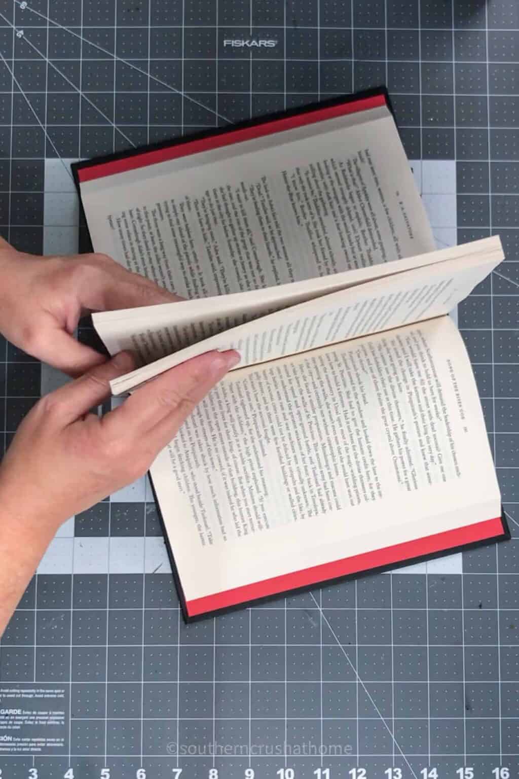 Easy Book Art: How to Make a Folded Book Page Flower Vase - Southern ...