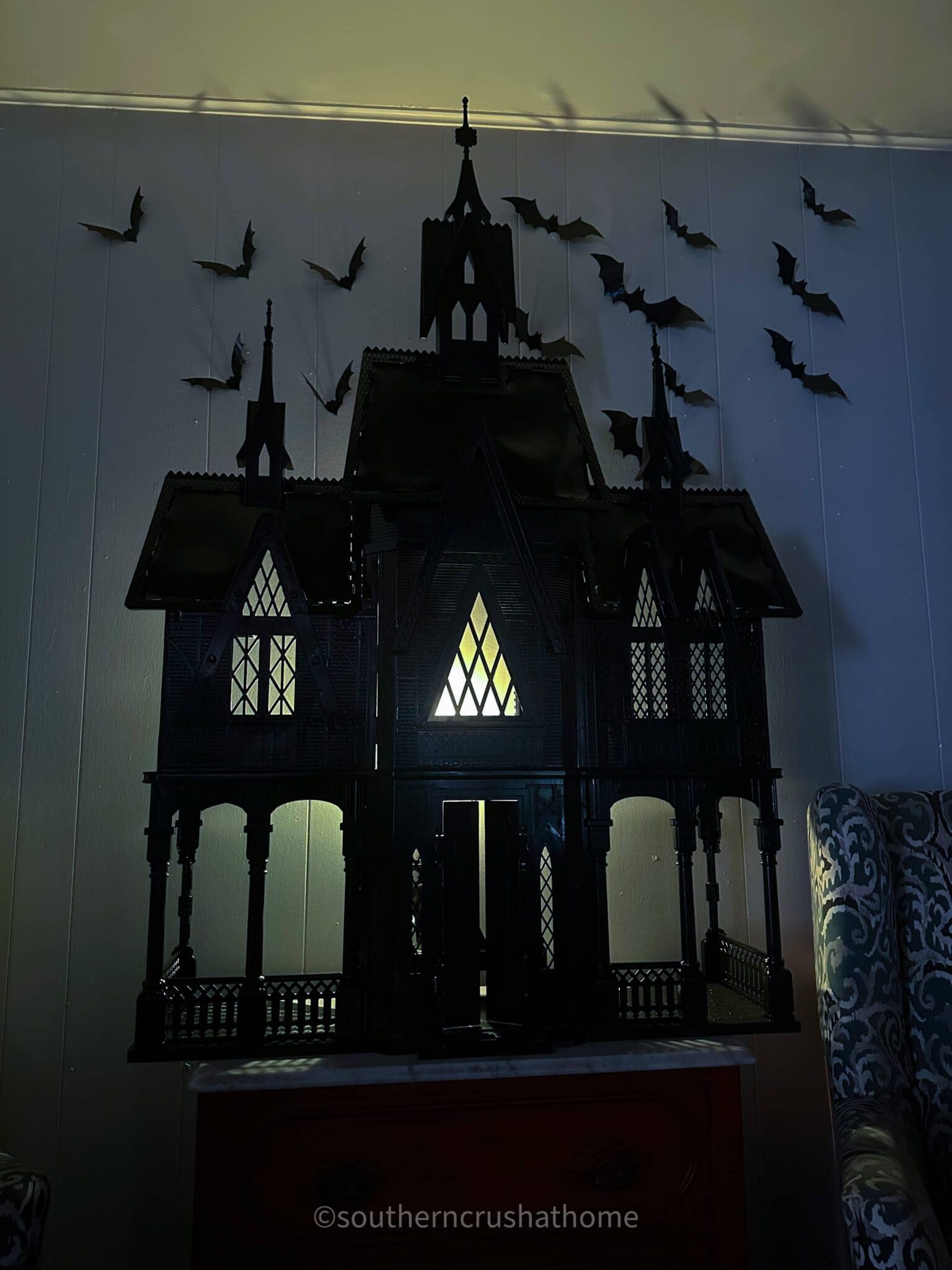 Arendelle Frozen Castle Haunted Doll House DIY - Southern Crush at Home