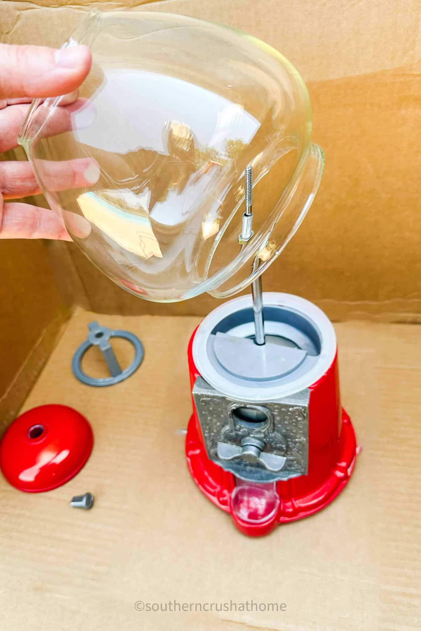 Easy Vintage Gumball Machine Makeover - Southern Crush at Home