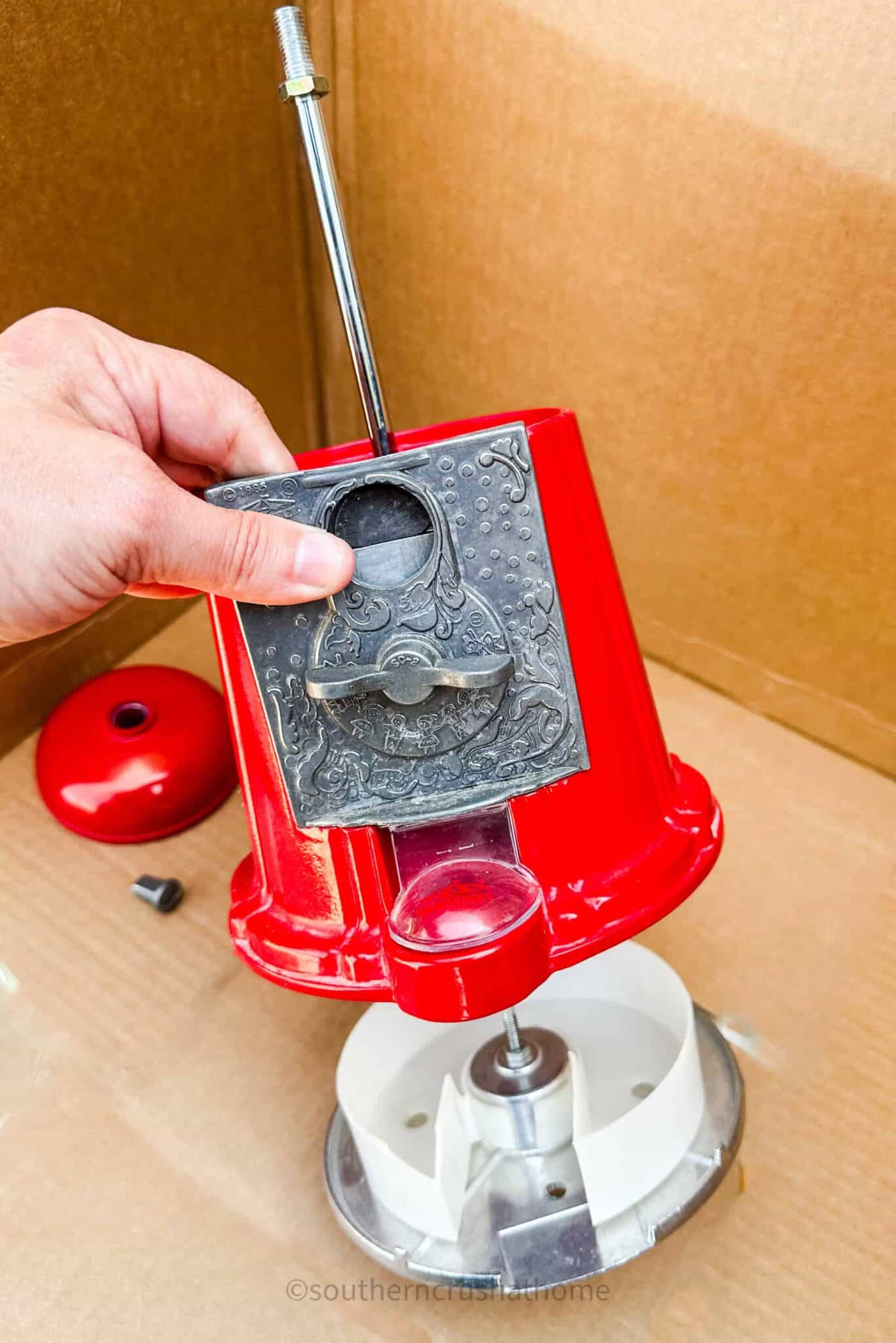Easy Vintage Gumball Machine Makeover - Southern Crush at Home